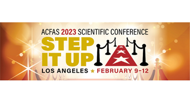 ACFAS Annual Scientific Conference 2023 | Los Angeles Convention Center ACFAS Annual Scientific Conference 2023 | Los Angeles Convention Center